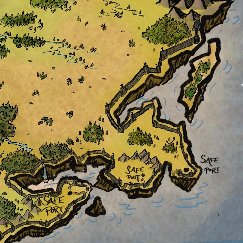 NEW!! Full Color Map: The World of the Wheel of Time by Rob Christians ...