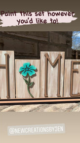 Standing Home Sign Complete Decor Box + Bonus Surprise! – New Creations ...