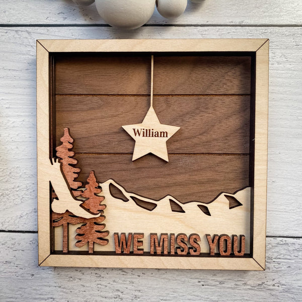 Hanging Stars Frame Sign - Personalized & Finished – New Creations By Jen